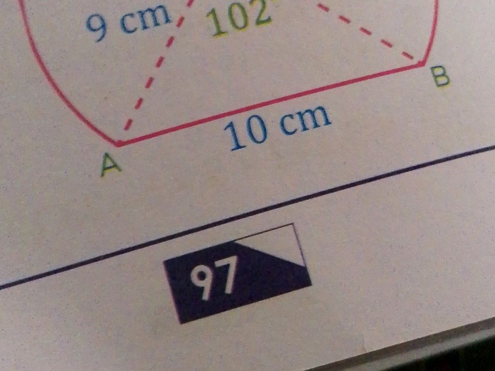 The image shows a diagram of a shape with | StudyX