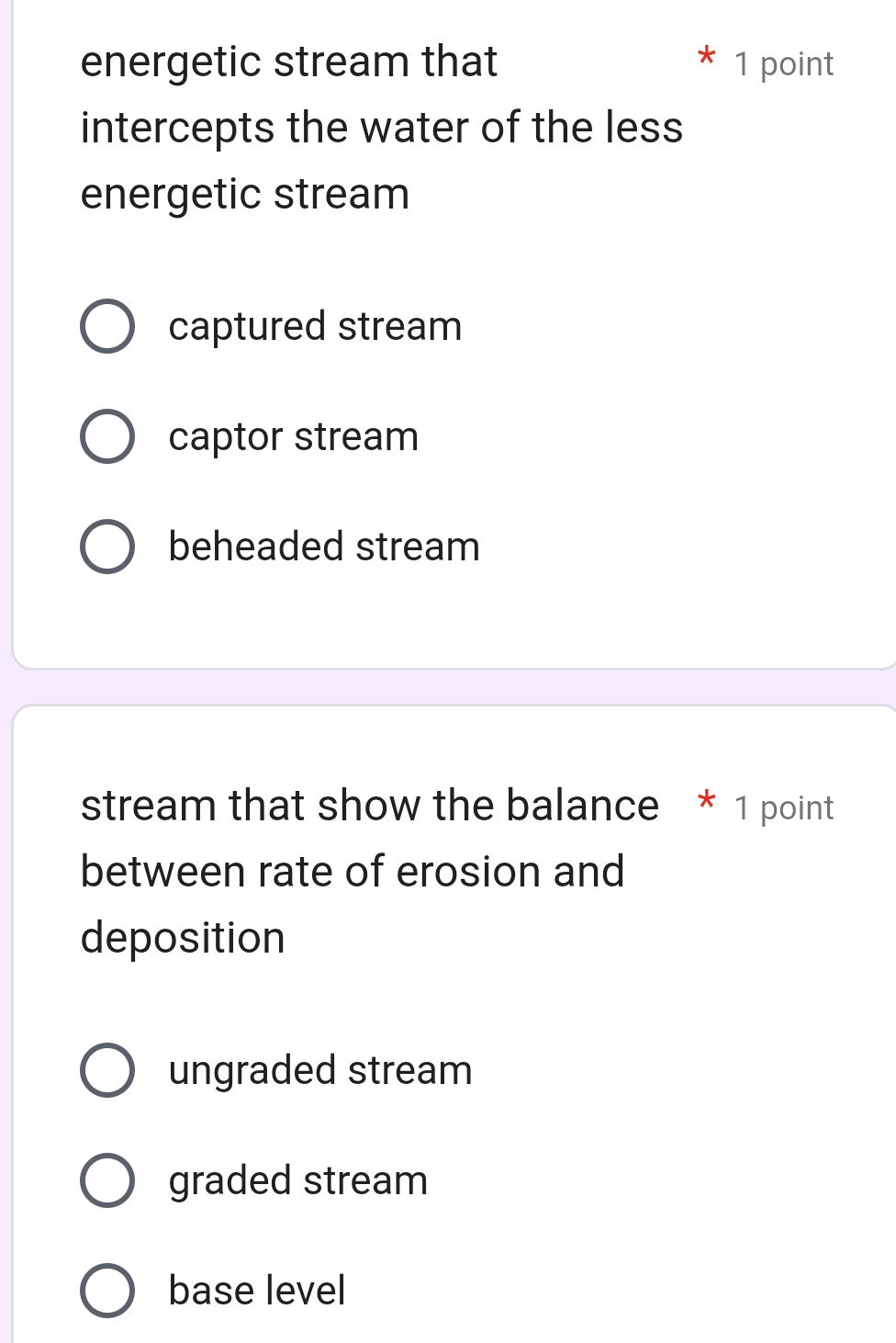 energetic stream that intercepts the water | StudyX