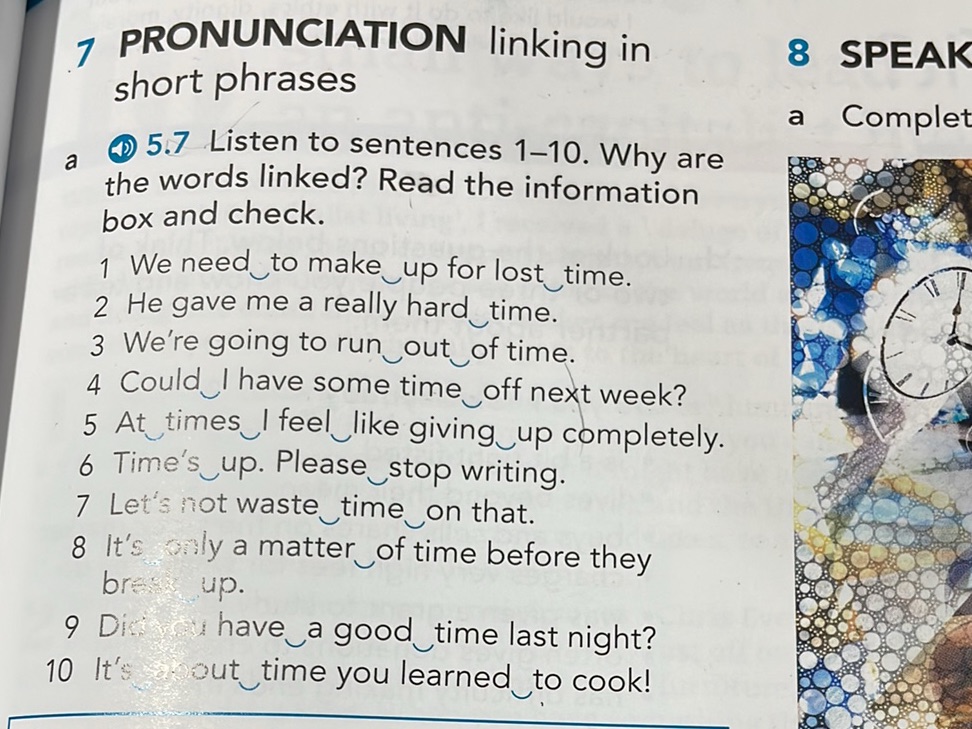 Listen to sentences 1–10. Why are the words | StudyX