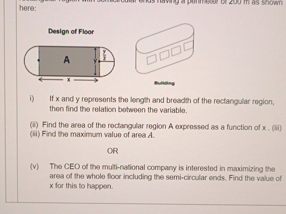 i) If x and y represents the length and | StudyX