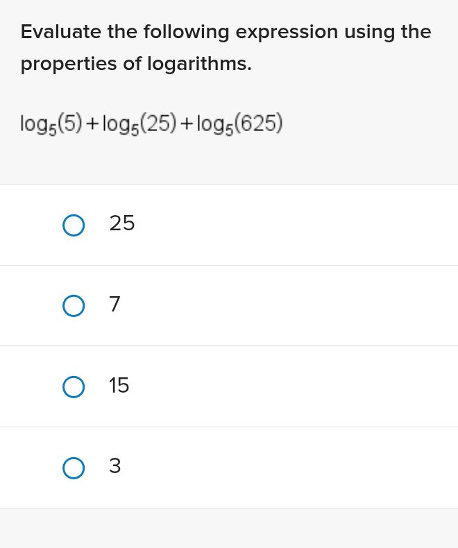 Evaluate the following expression using the | StudyX