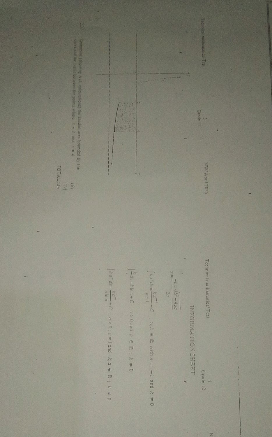 2.3.1 Determine (showing ALL calculations) | StudyX