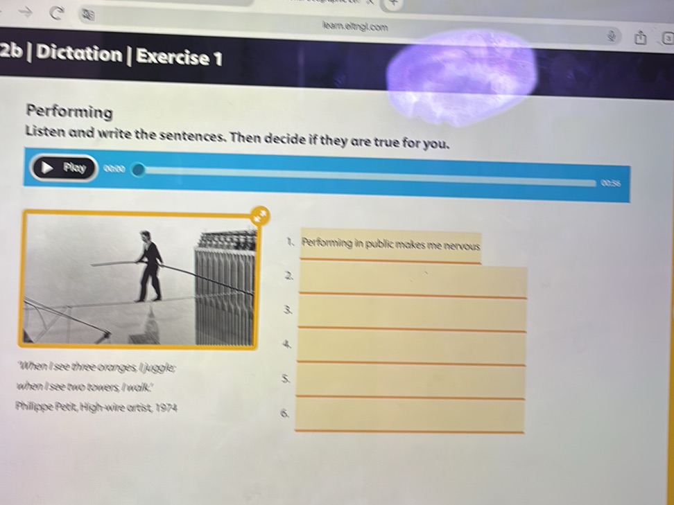 Listen and write the sentences. Then decide | StudyX