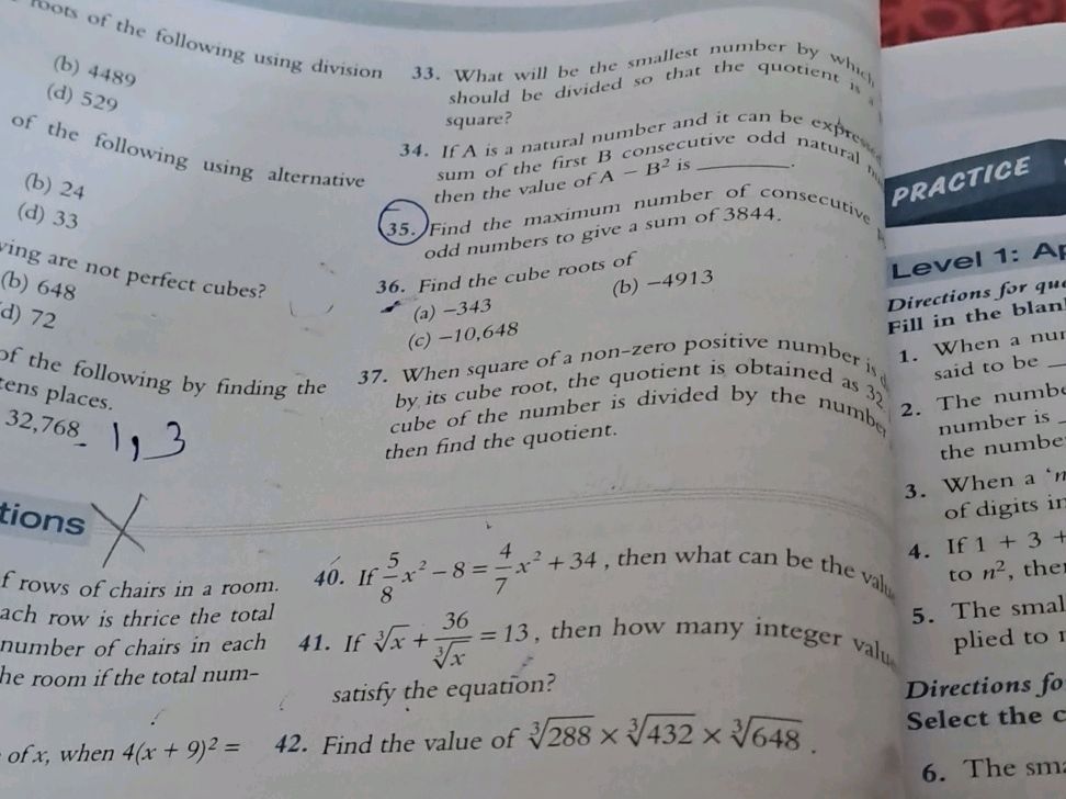 35. Find the maximum number of consecutive | StudyX