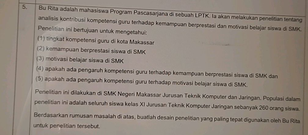 Bu Rita adalah mahasiswa Program | StudyX