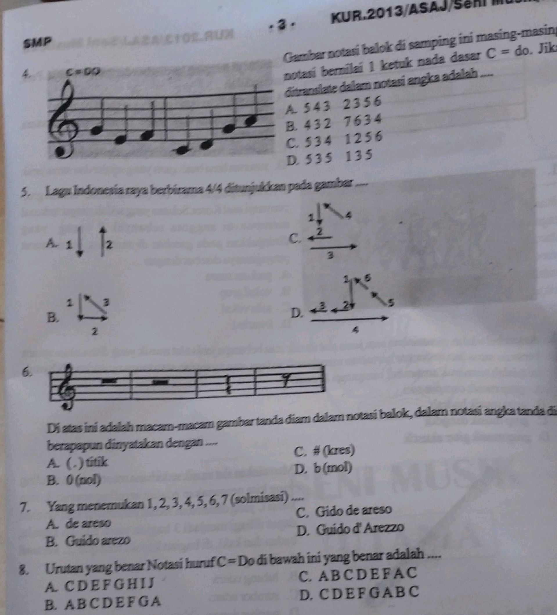 4. Gambar notasi balok di samping ini | StudyX