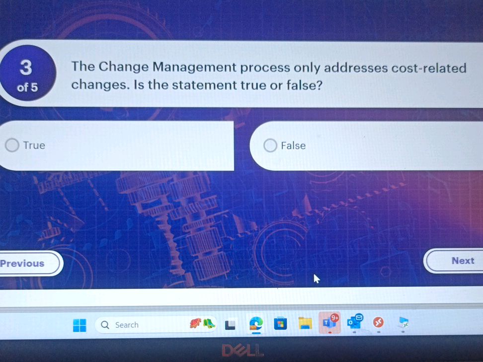 The Change Management process only addresses | StudyX