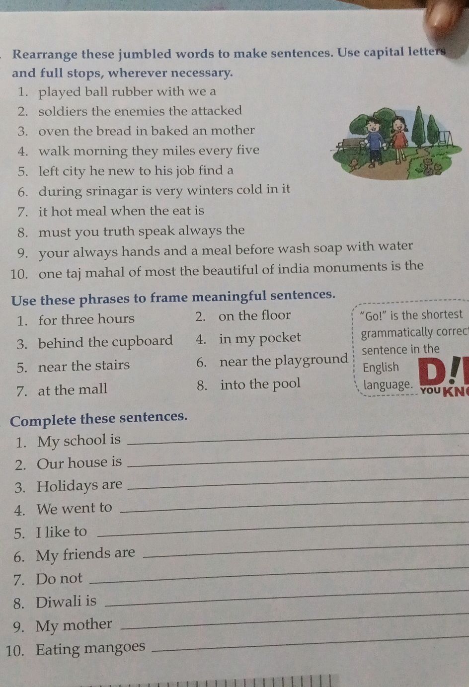 Rearrange these jumbled words to make | StudyX