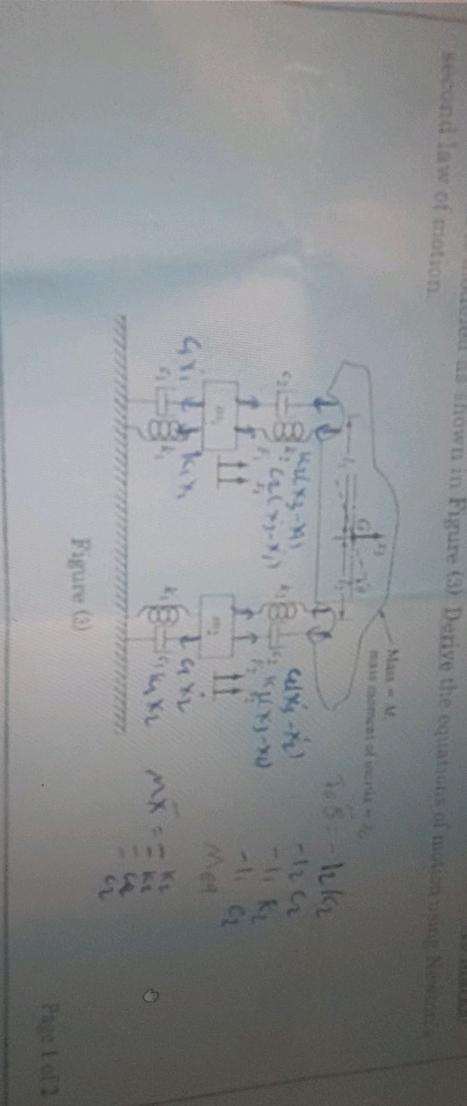 Derive the equations of motion using | StudyX