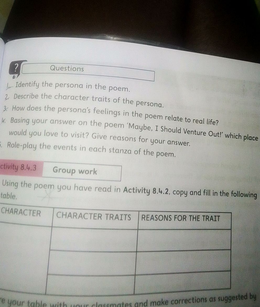 1. Identify the persona in the poem. 2. | StudyX