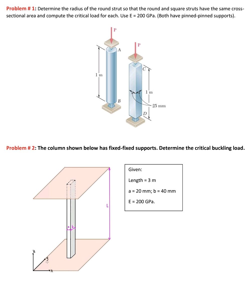 Problem # 1: Determine the radius of the | StudyX