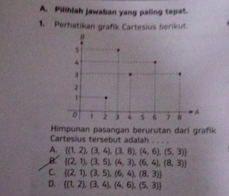 A. Pilihlah jawaban yang paling tepat. 1. | StudyX