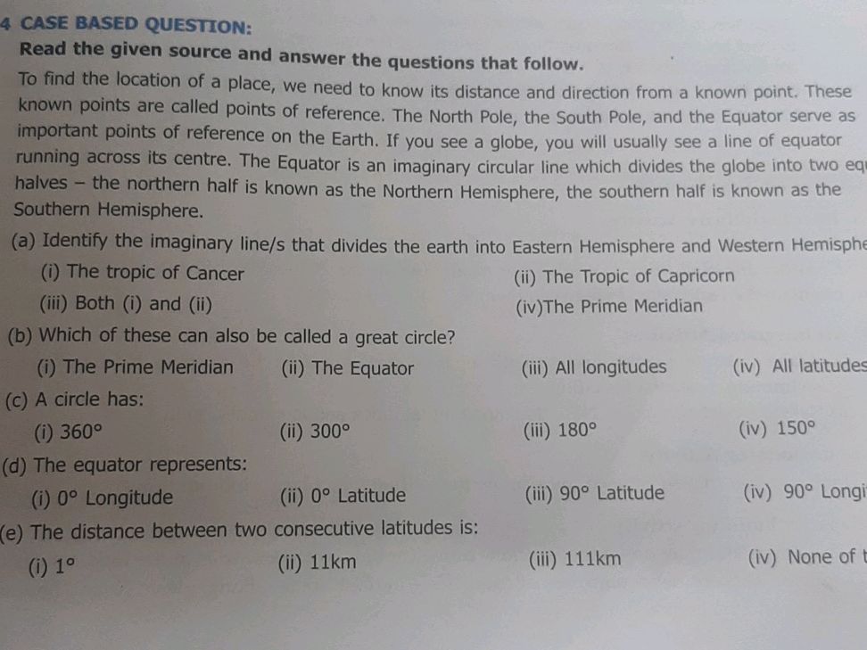 4 CASE BASED QUESTION: Read the given source | StudyX