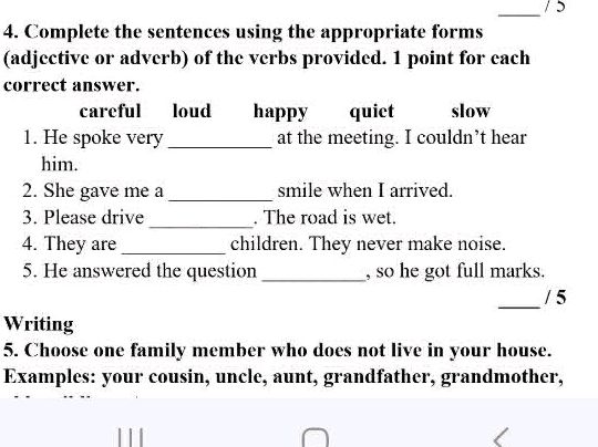 4. Complete the sentences using the | StudyX