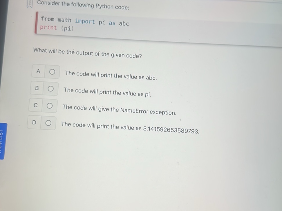 Consider the following Python code: | StudyX Consider the following Python code: | StudyX