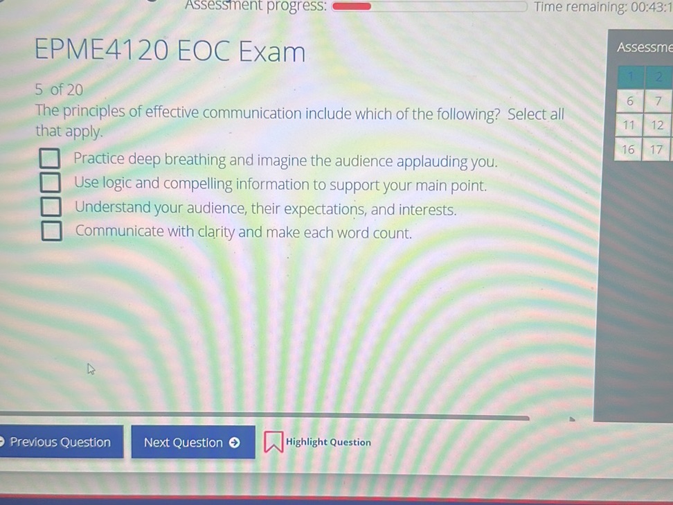 The principles of effective communication | StudyX