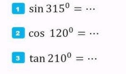 1. $ 315^ = ...$ 2. $ 120^ = ...$ 3. | StudyX