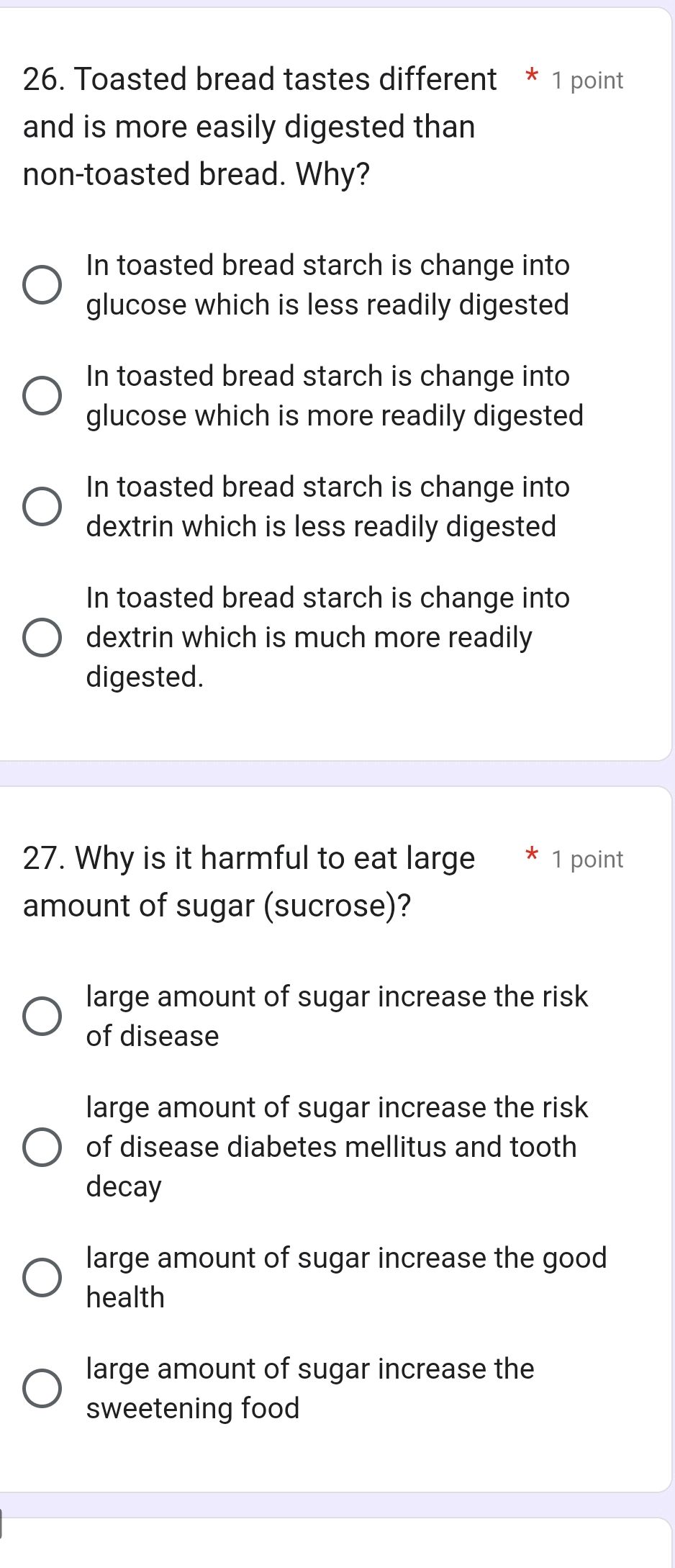 26. Toasted bread tastes different and is | StudyX