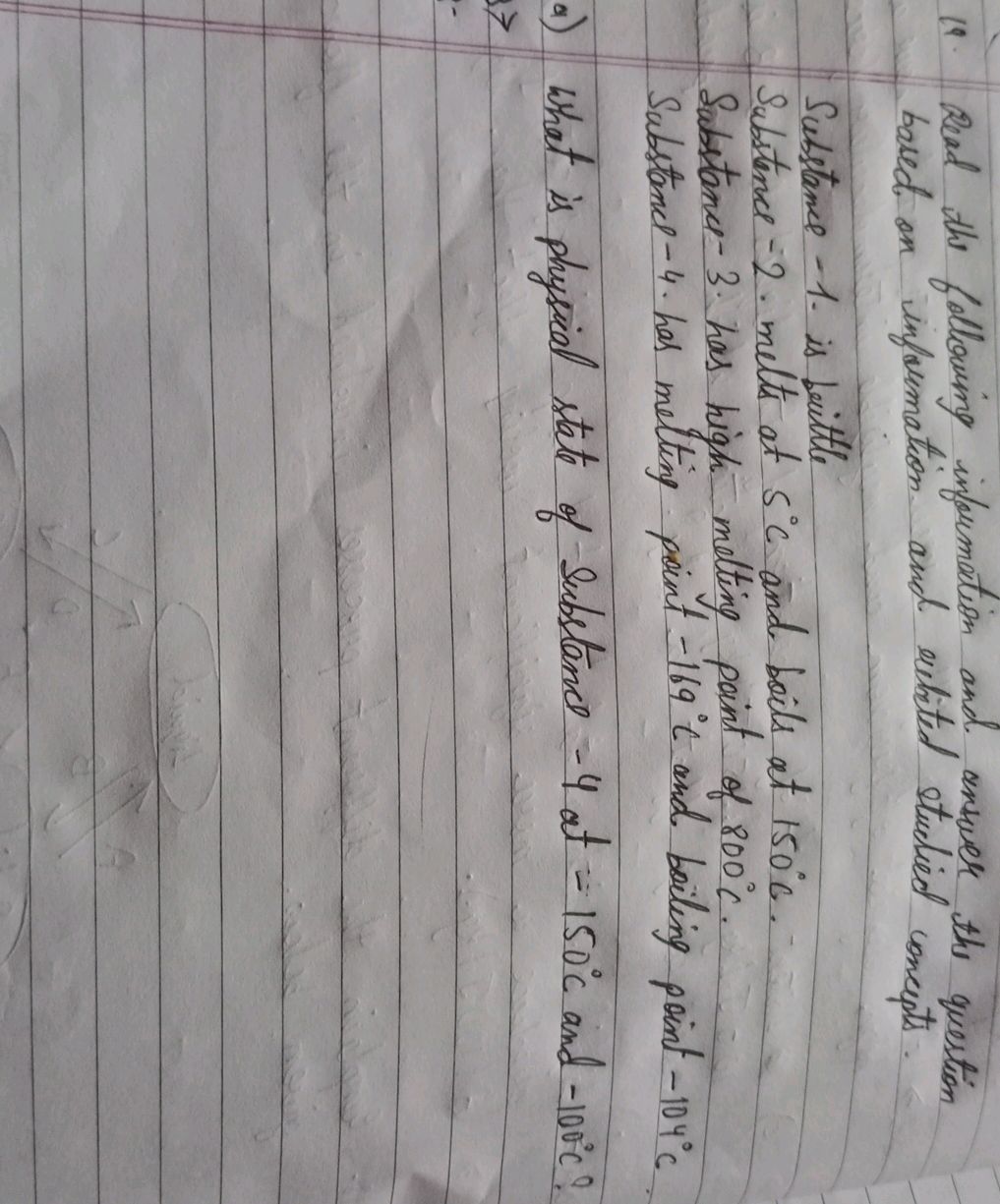 Read the following information and answer | StudyX