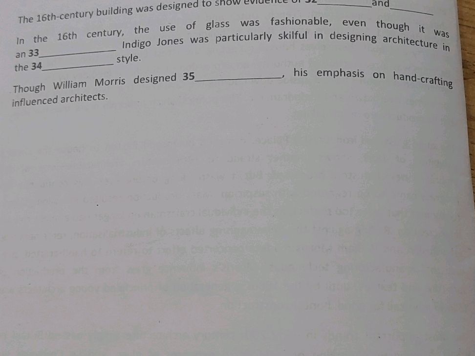 The 16th-century building was designed to | StudyX