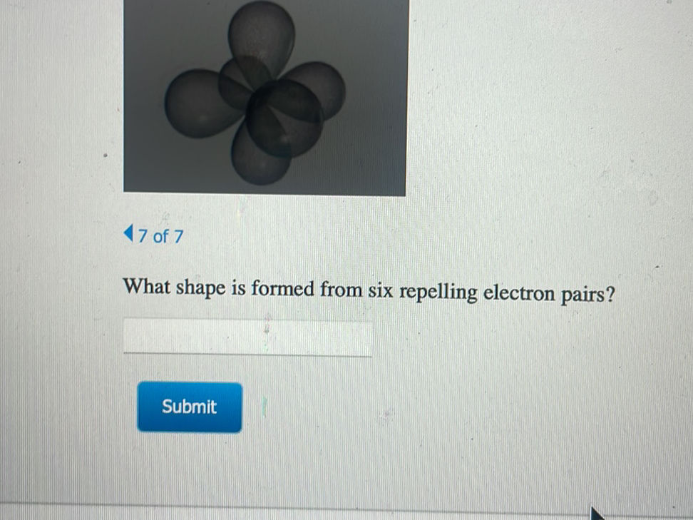 What shape is formed from six repelling | StudyX