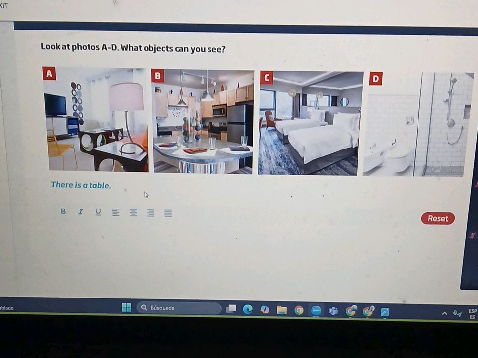 Look at photos A-D. What objects can you | StudyX