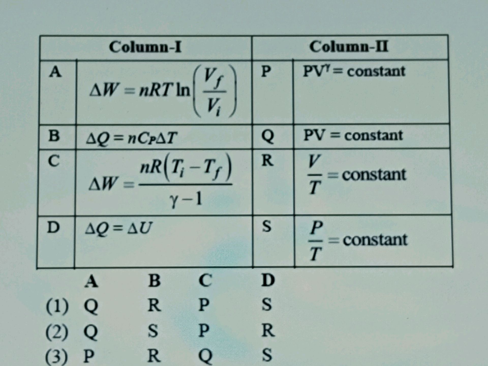 Match the following: | Column-I | Column-II | StudyX