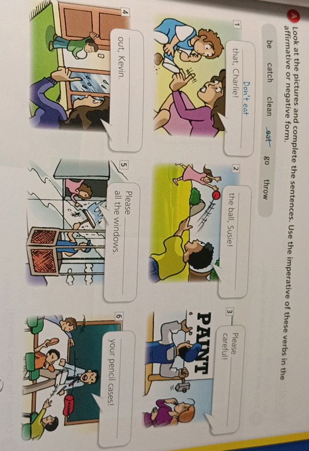 Look at the pictures and complete the | StudyX