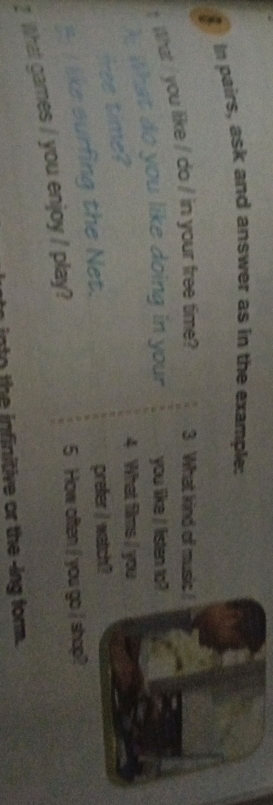 In pairs, ask and answer as in the example: | StudyX