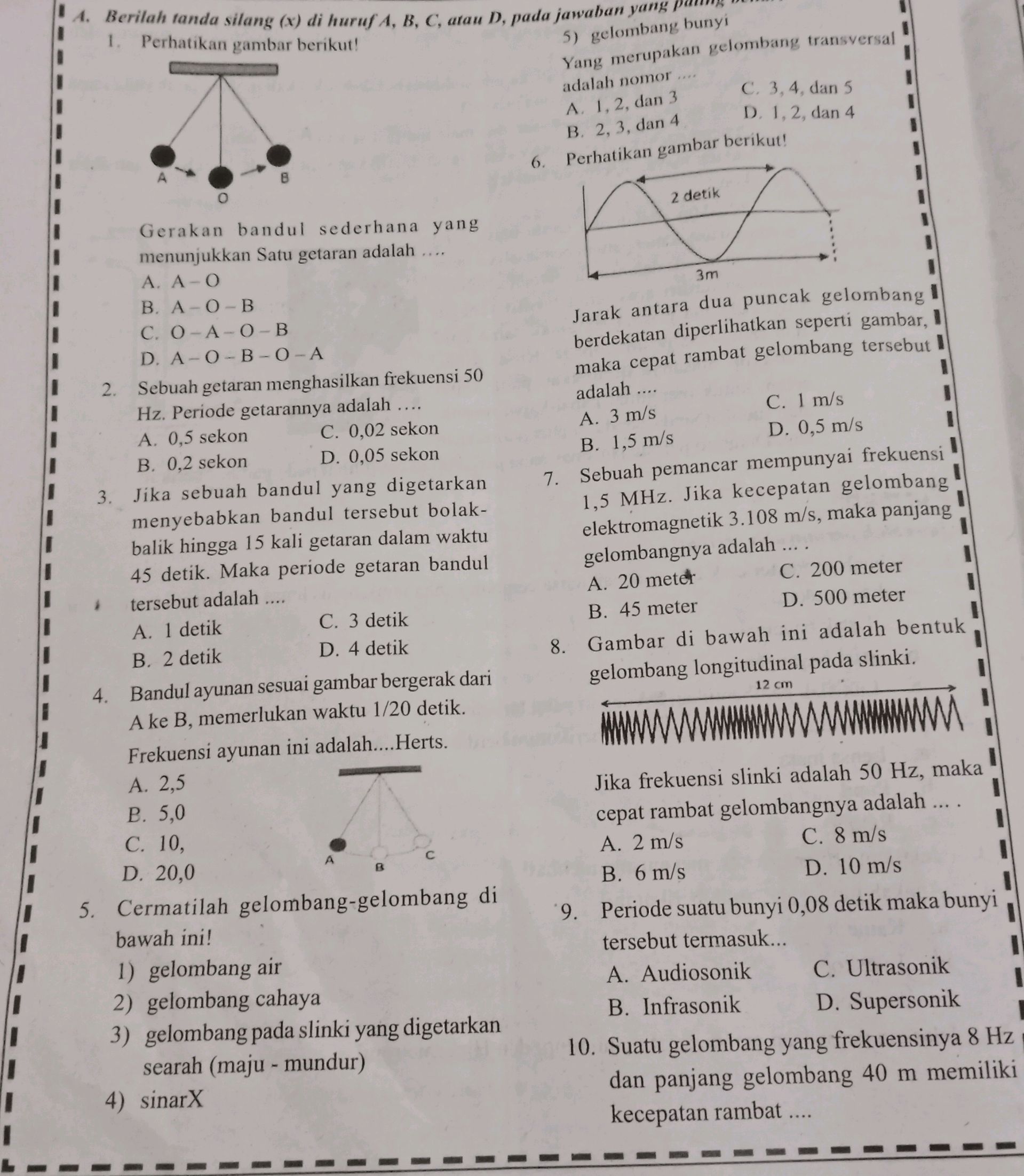 1. Perhatikan gambar berikut! ``` A O | StudyX