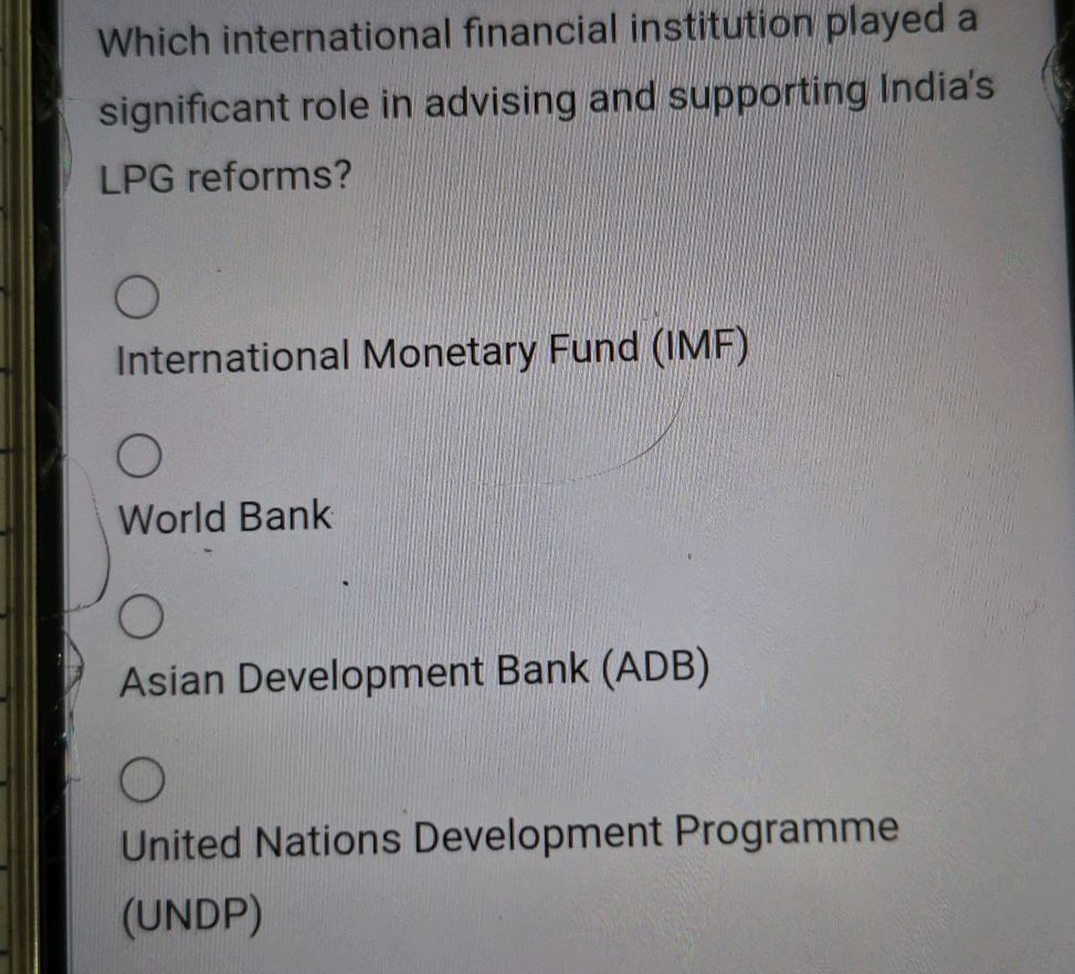 Which International Financial Institution Studyx