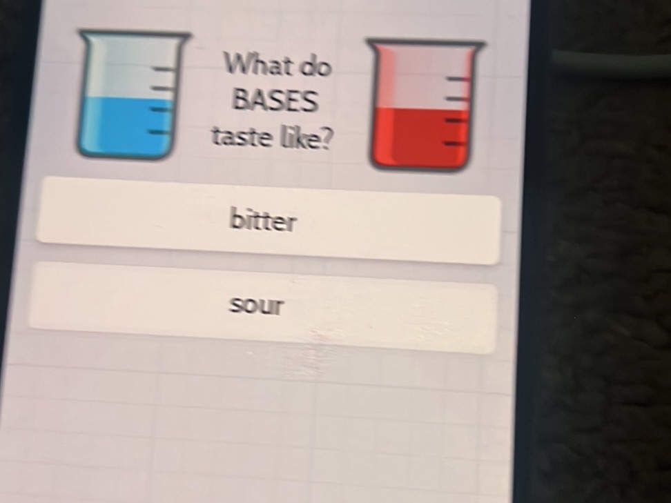 What do bases taste like? | StudyX