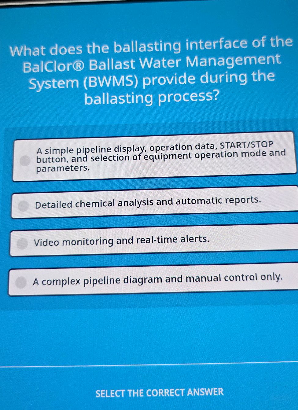 What does the ballasting interface of the | StudyX