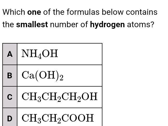 Which one of the formulas below contains the | StudyX