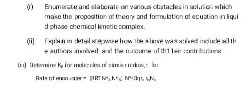 (i) Enumerate and elaborate on various | StudyX