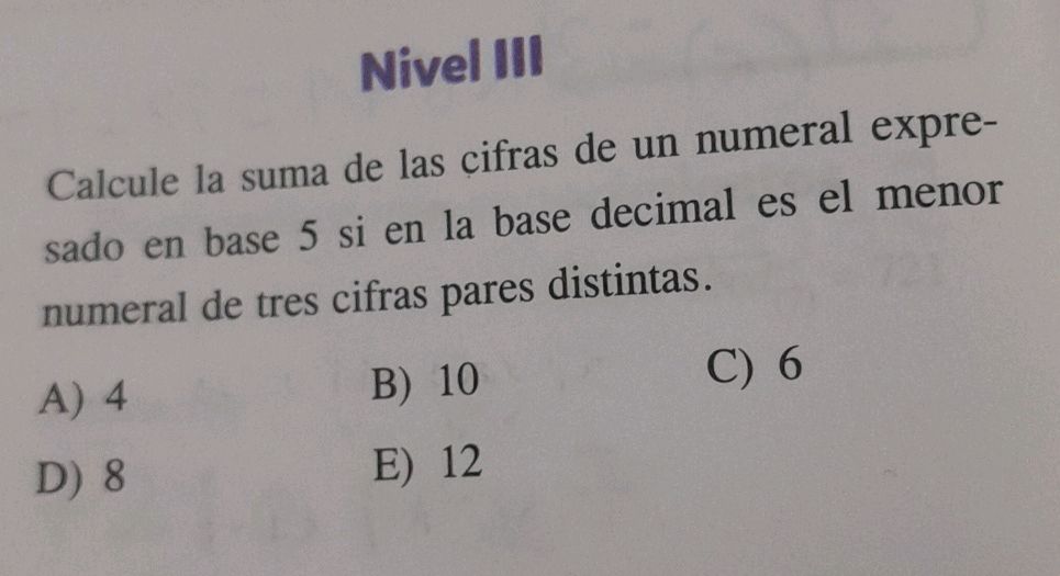 Calcule la suma de las cifras de un numeral | StudyX