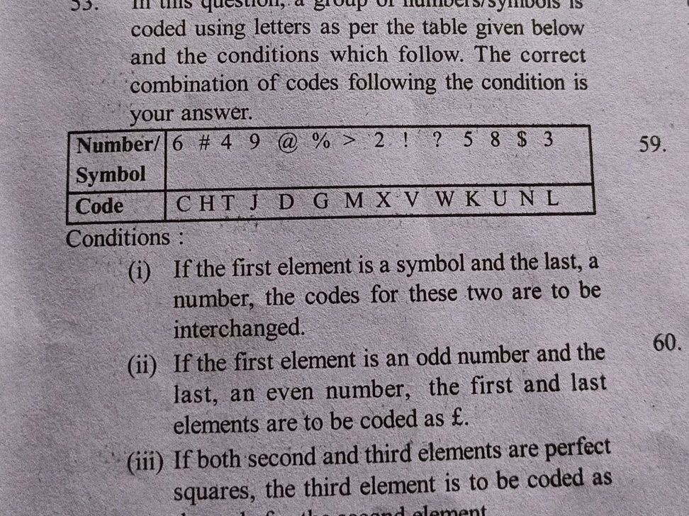 In this question, a group of numbers/symbols | StudyX