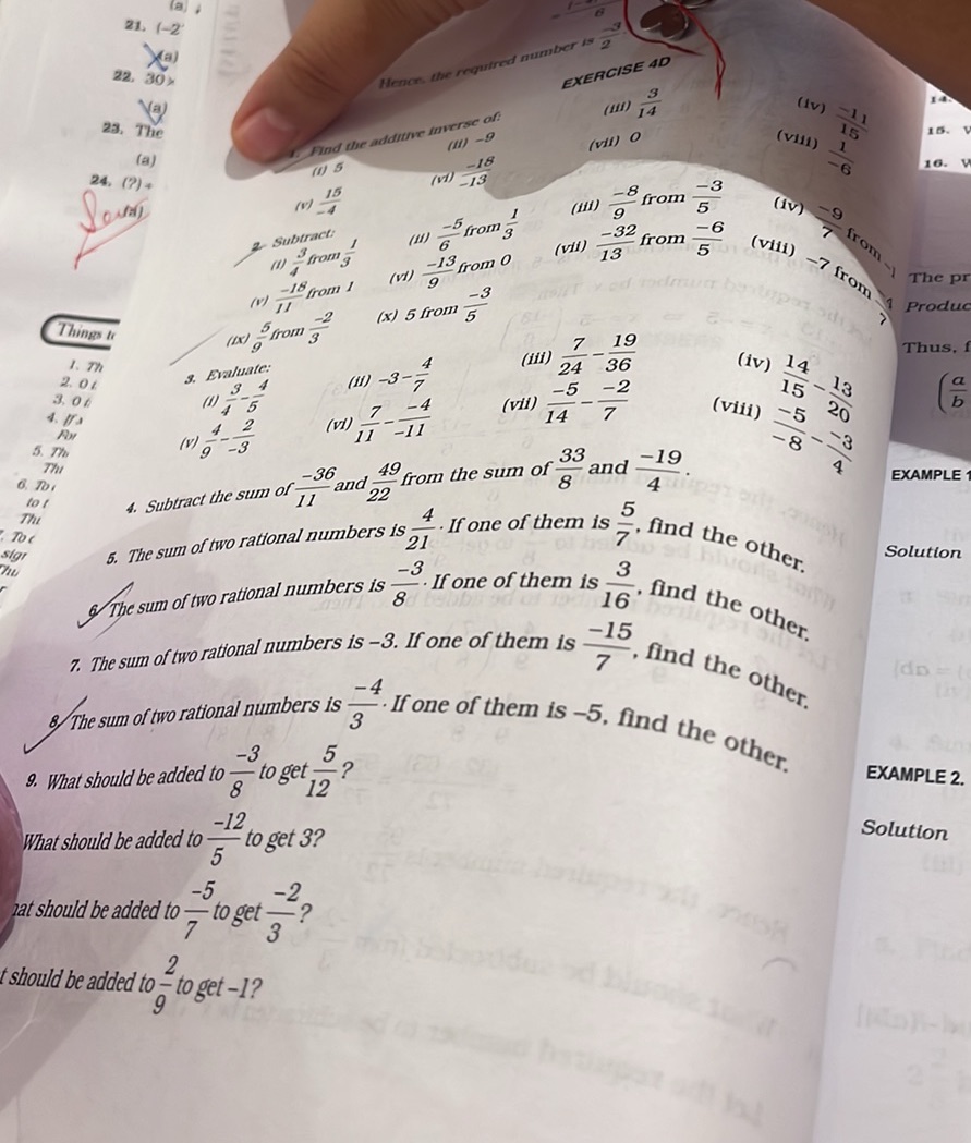 5. The sum of two rational numbers is $ | StudyX