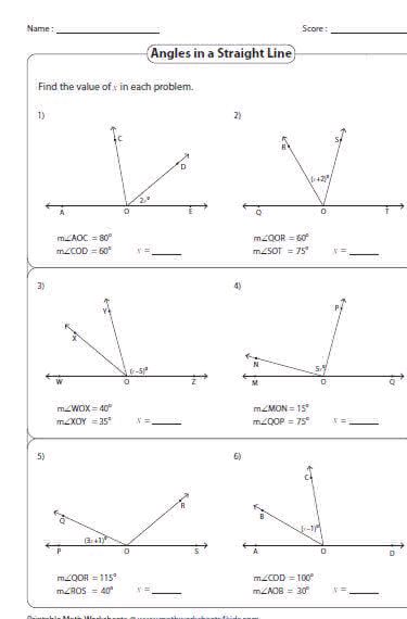 Find the value of *x* in each problem. 1) | StudyX