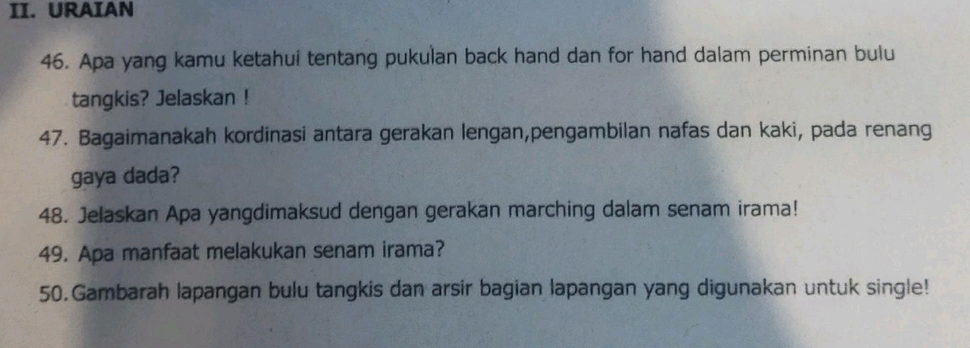46. Apa yang kamu ketahui tentang pukulan | StudyX