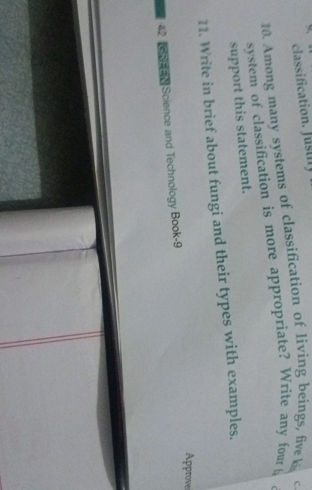 10. Among many systems of classification of | StudyX