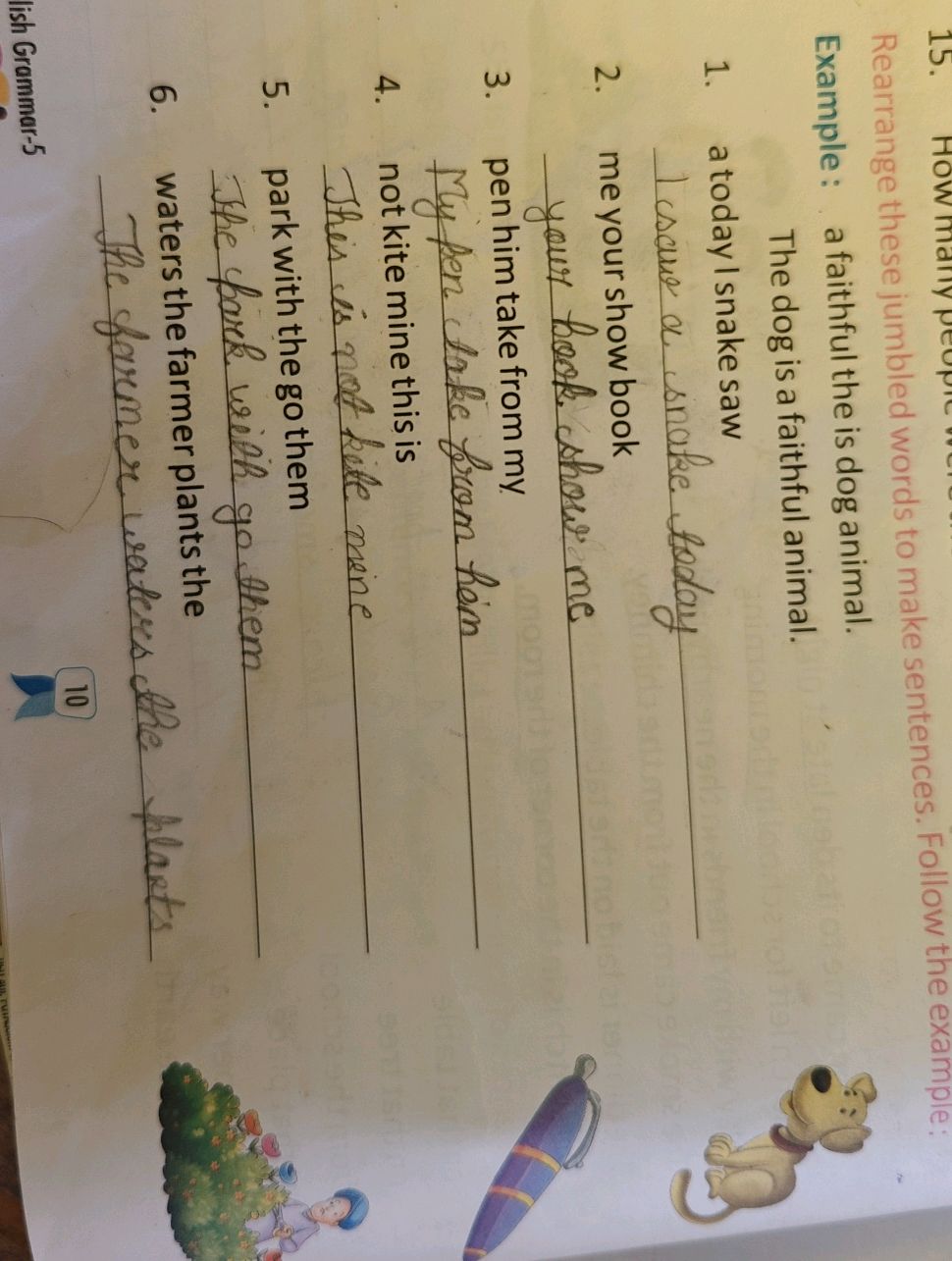 15. How many people were Rearrange these | StudyX