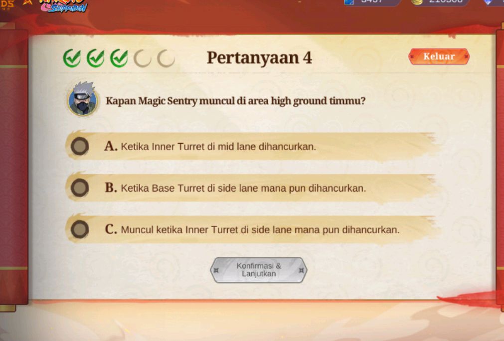 Kapan Magic Sentry muncul di area high | StudyX
