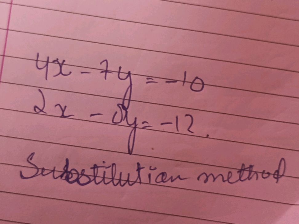 Solve the following system of equations | StudyX
