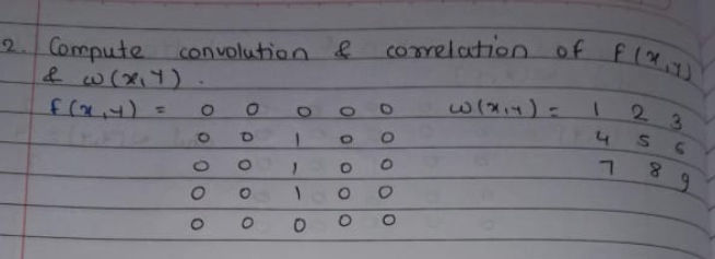 Compute convolution correlation of | StudyX
