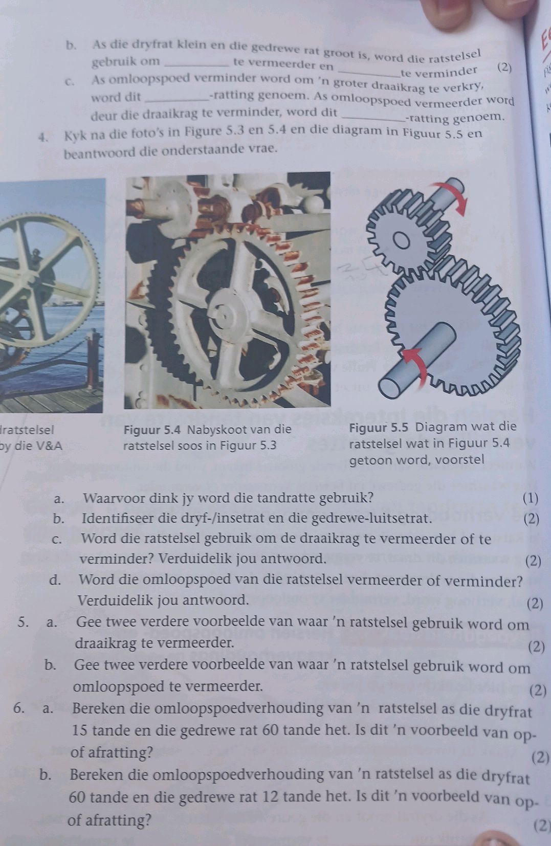 b. As die dryfrat klein en die gedrewe rat | StudyX