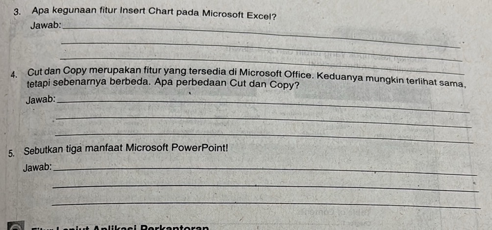 3. Apa kegunaan fitur Insert Chart pada | StudyX