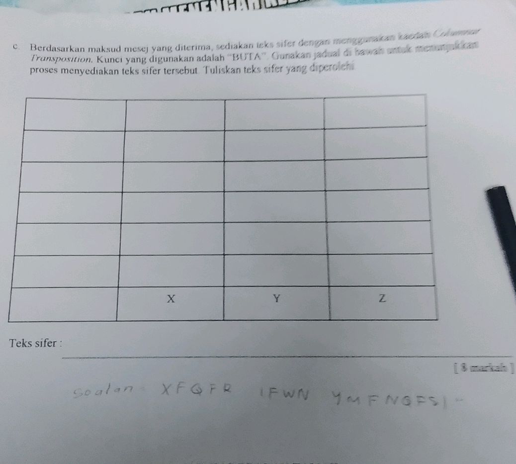 Berdasarkan maksud mesej yang diterima, | StudyX