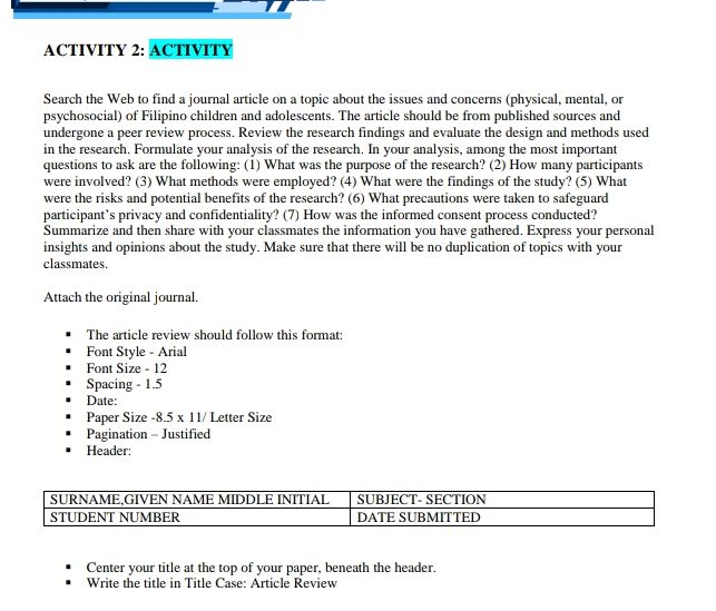 Search the Web to find a journal article on | StudyX