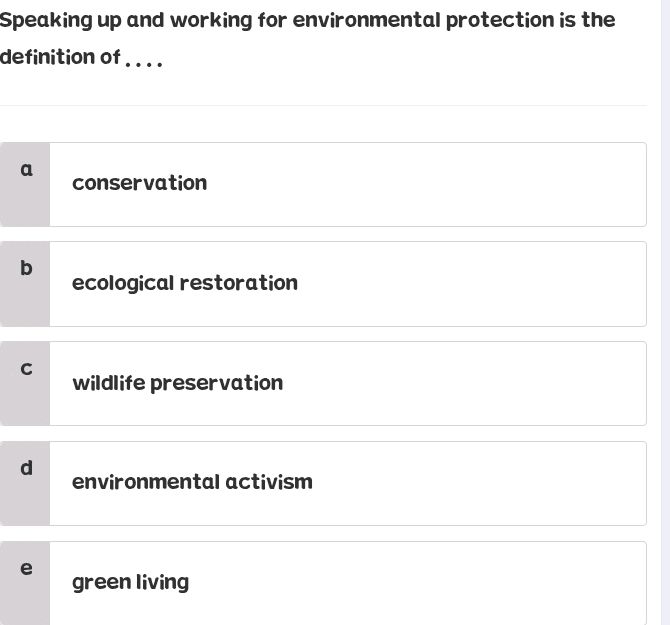 Speaking up and working for environmental | StudyX